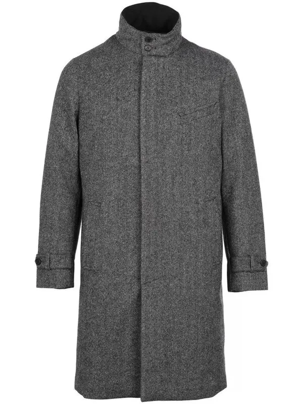 NORWEGIAN WOOL Single-breasted Down-filled Coat