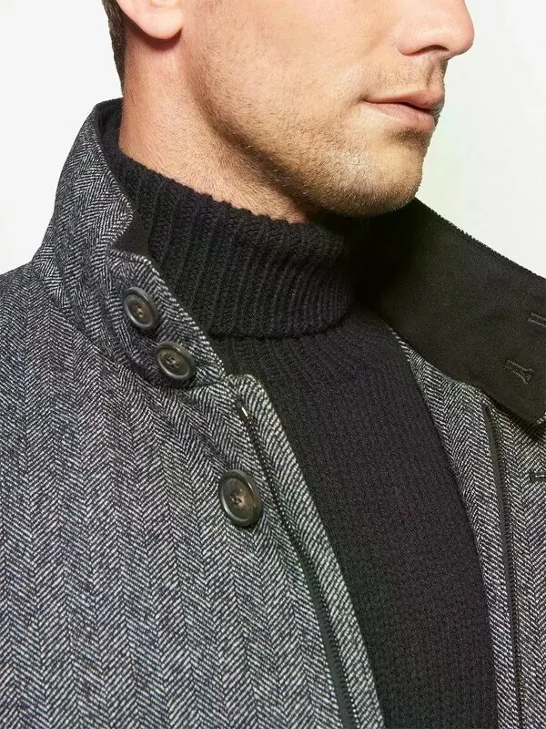 NORWEGIAN WOOL Single-breasted Down-filled Coat