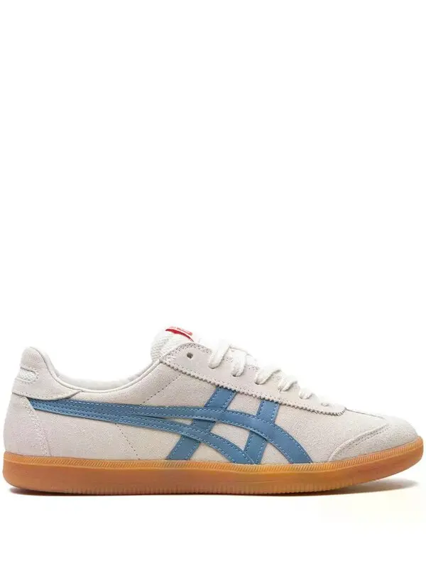 Onitsuka Tiger Tokuten Cream And Blue Sneakers - White