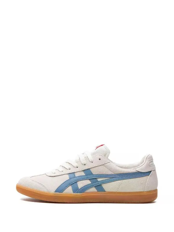 Onitsuka Tiger Tokuten Cream And Blue Sneakers - White