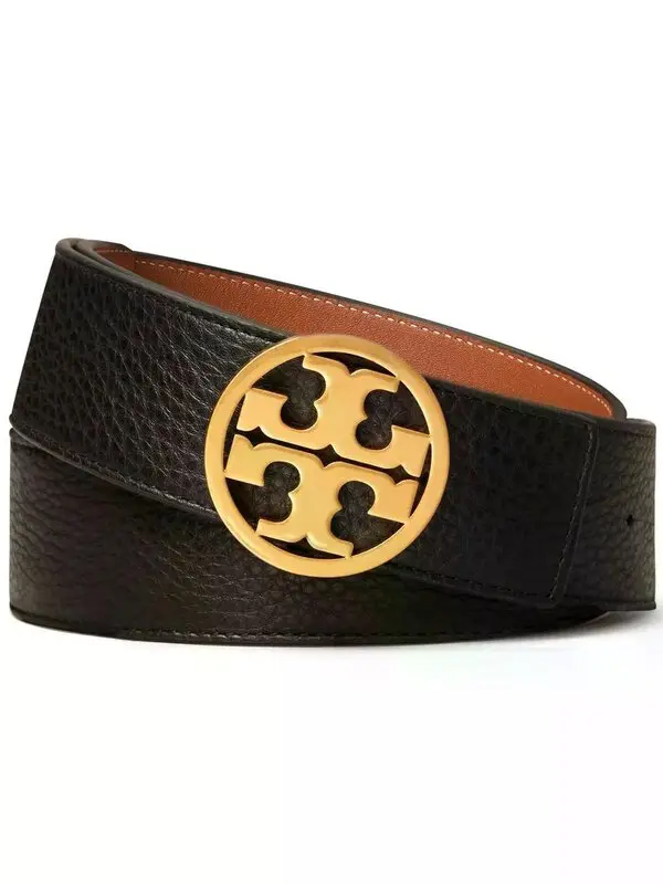 Tory Burch Miller Reversible Belt - Black