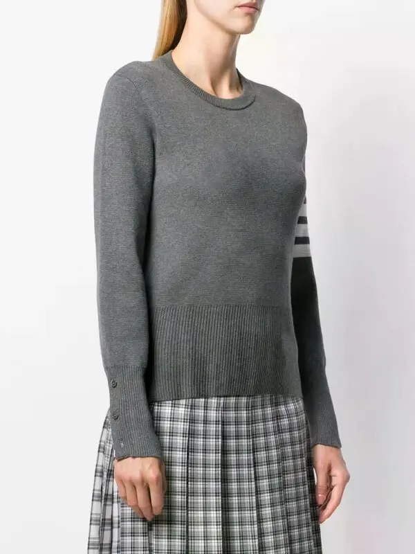 Thom Browne 4-bar Crew-neck Jumper