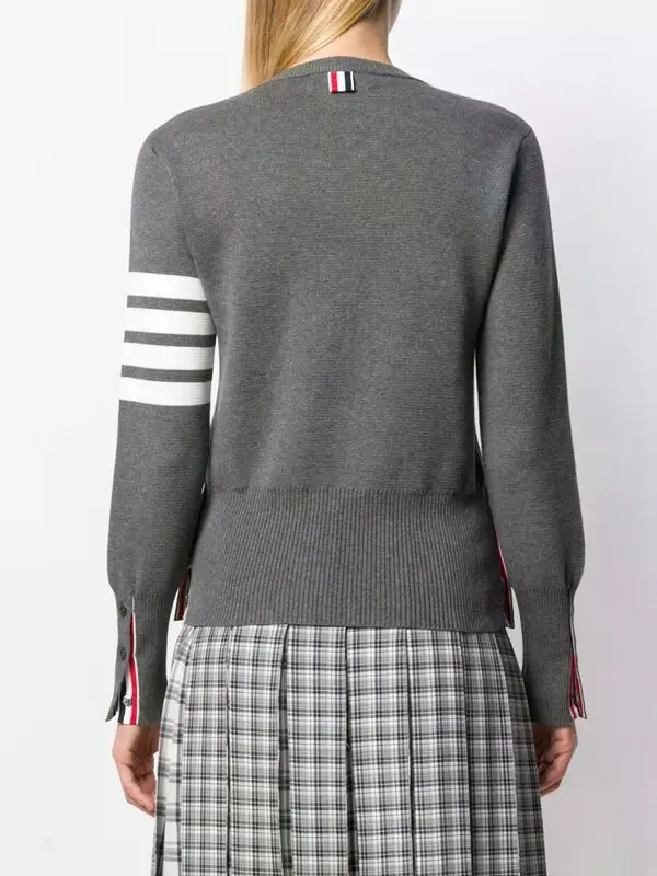 Thom Browne 4-bar Crew-neck Jumper