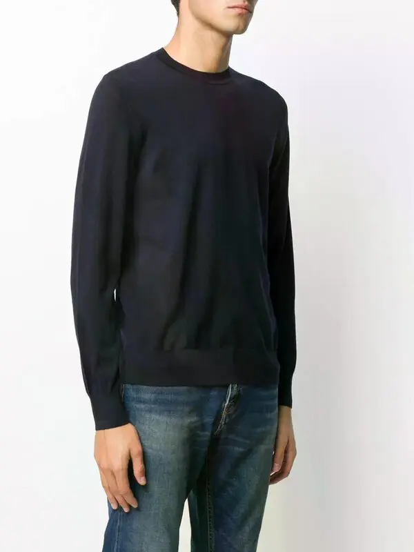 Theory Wool Basic Sweatshirt - Blue
