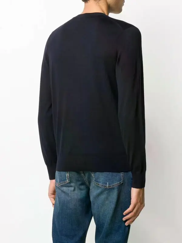 Theory Wool Basic Sweatshirt - Blue