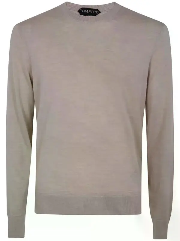 TOM FORD Wool Crew-neck Sweater - Neutrals