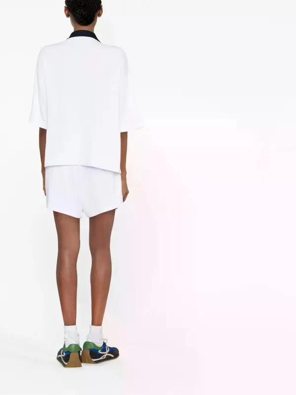 Moncler Drawstring Cotton Shorts - White
