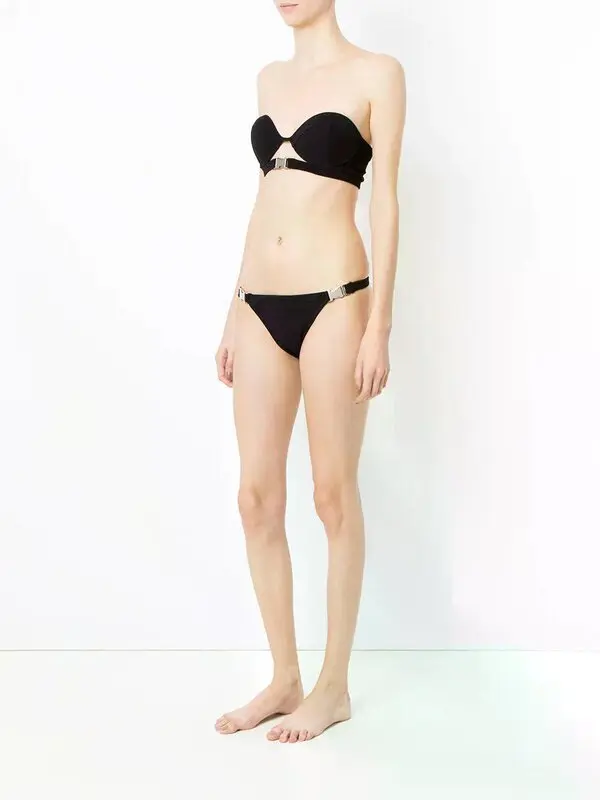 AMIR SLAMA Buckles Bikini Set