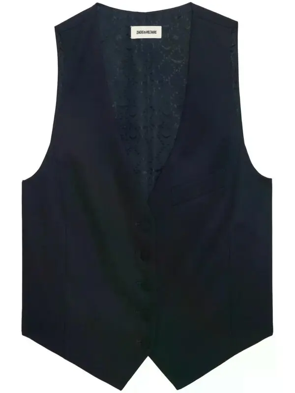 Zadig&Voltaire Emaux Waistcoat - Blue