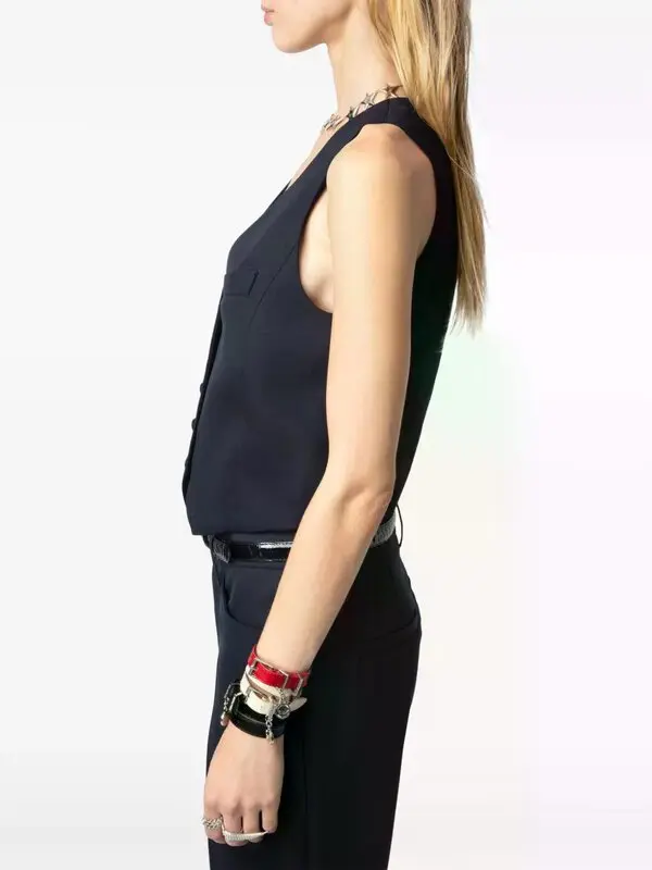 Zadig&Voltaire Emaux Waistcoat - Blue