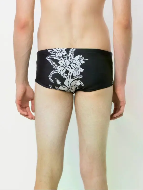 AMIR SLAMA Printed Swim Briefs