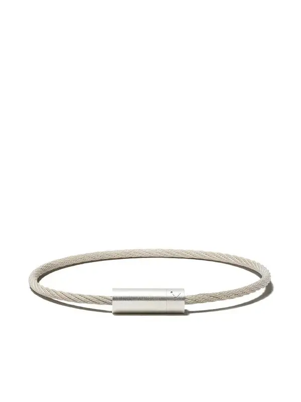 Le Gramme 9 Grams Cable Bracelet - Silver