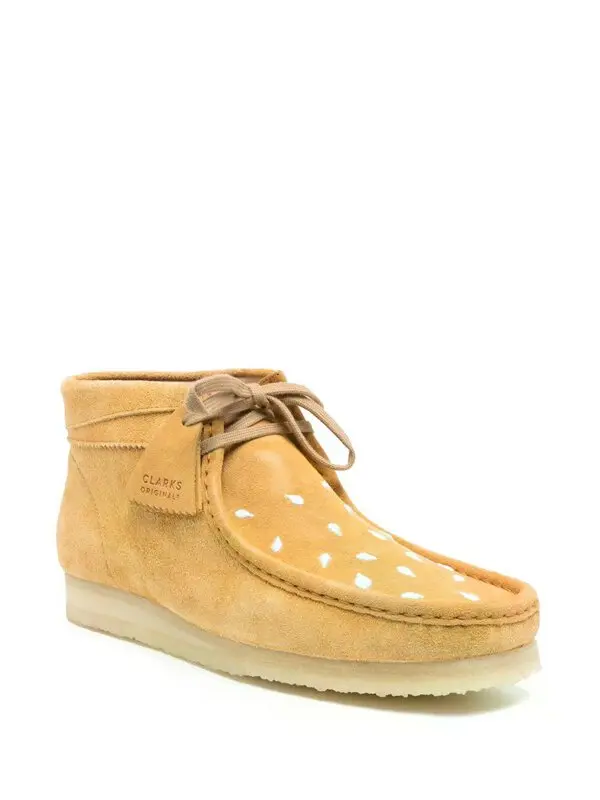 Clarks X Vandy The Pink Wallabee Leather Boots