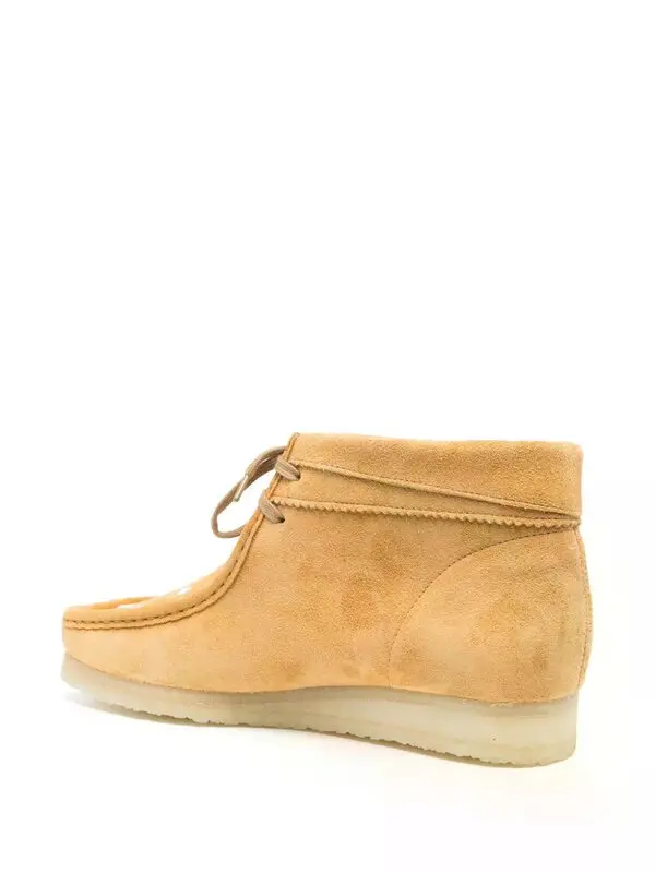Clarks X Vandy The Pink Wallabee Leather Boots
