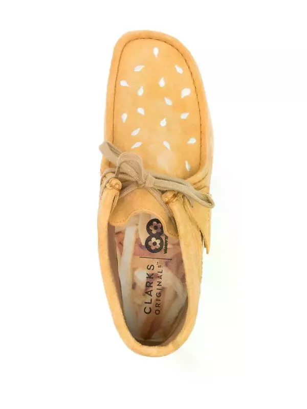 Clarks X Vandy The Pink Wallabee Leather Boots