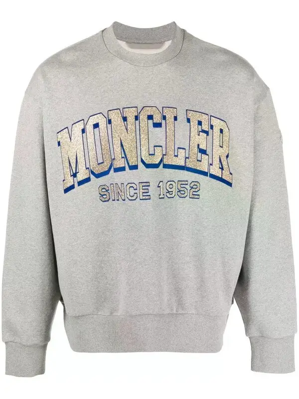 Moncler Logo-print Crew-neck Jumper