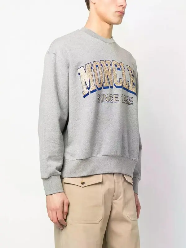 Moncler Logo-print Crew-neck Jumper