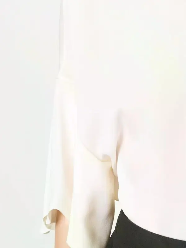 Valentino Garavani Silk Tulip Sleeve Blouse