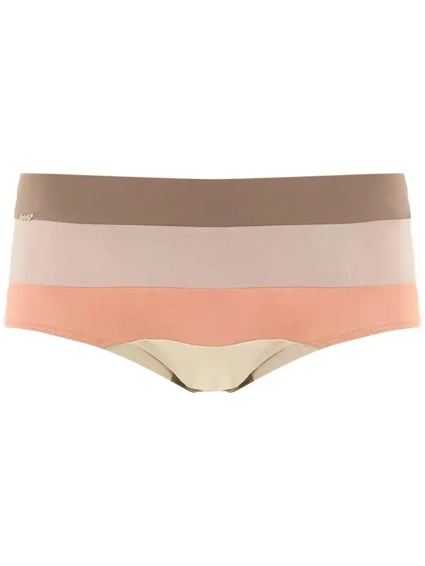 AMIR SLAMA Striped Swim Trunks - Multicolour