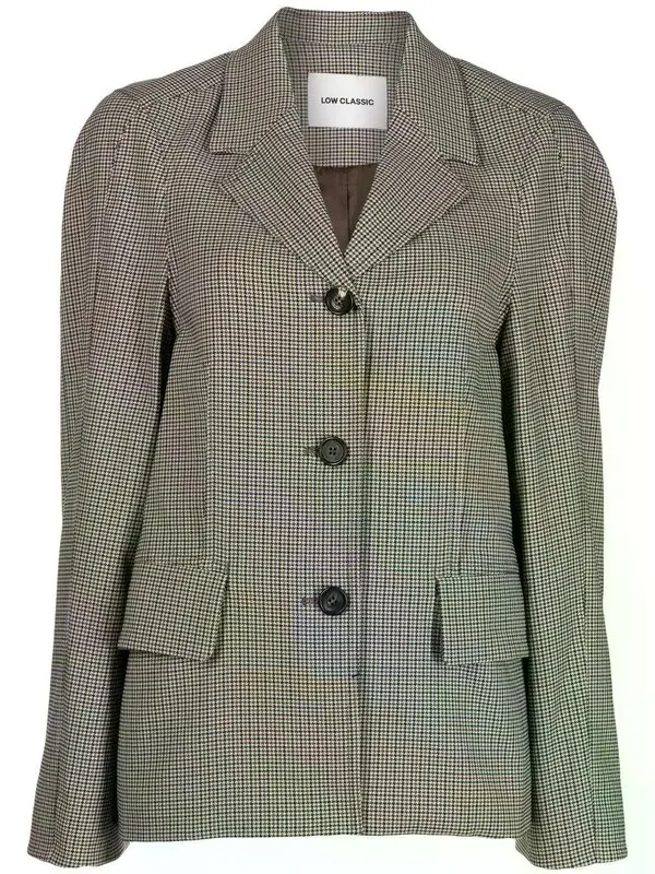 LOW CLASSIC Oversized Check Blazer
