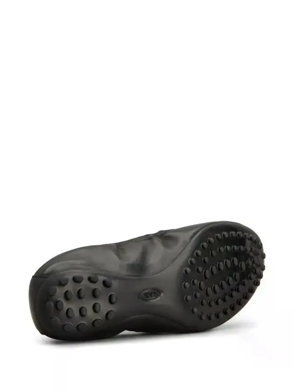 TOD'S Ballerina Shoes With Ring Detail - Black