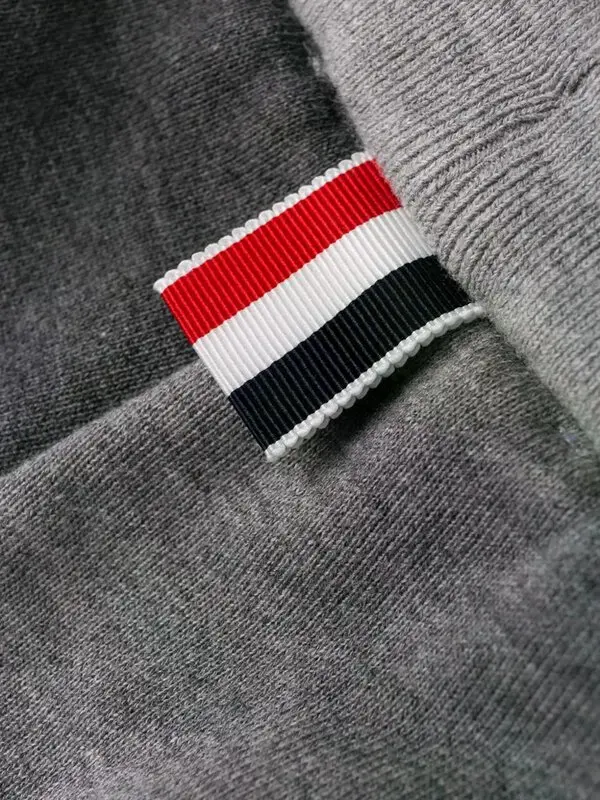 Thom Browne 4-bar Stripe Tonal Track Shorts - Grey