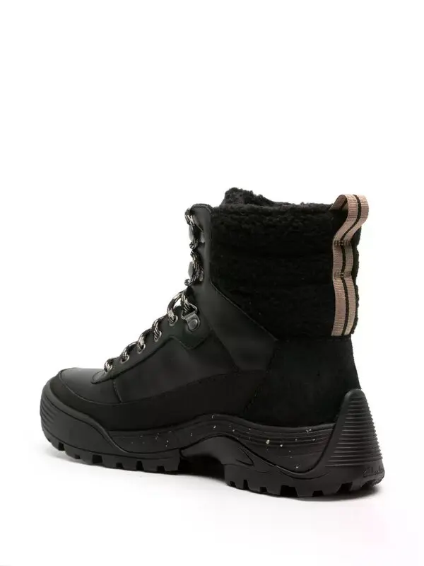 Clarks Atlhiketop Gtx Leather Ankle Boots - Black