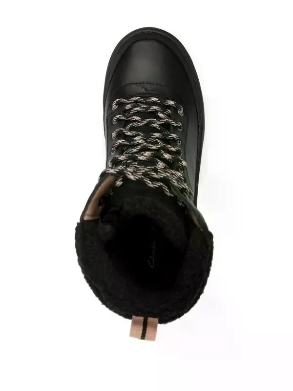 Clarks Atlhiketop Gtx Leather Ankle Boots - Black