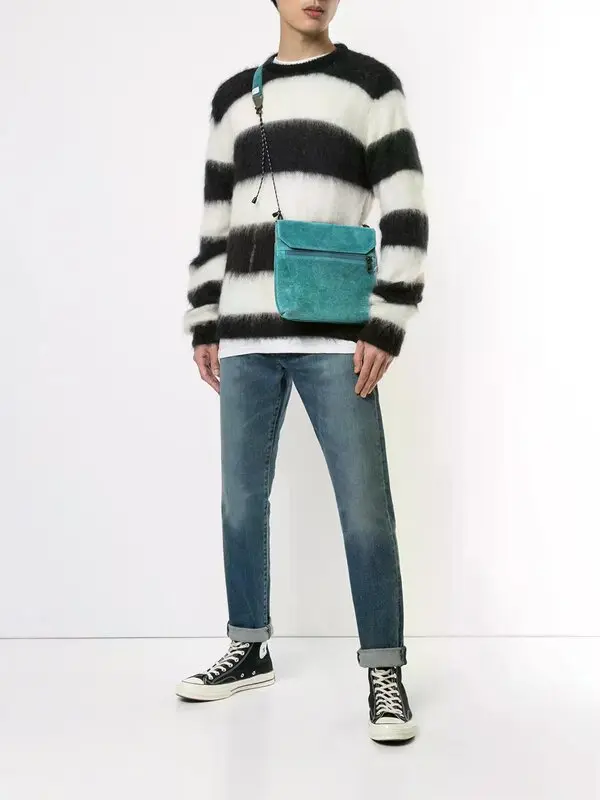 AS2OV Flat Shoulder Bag - Blue