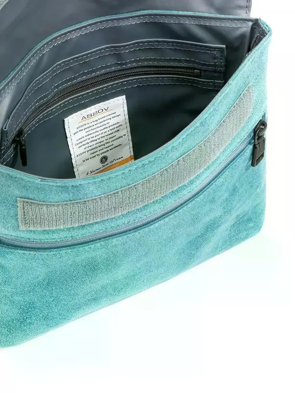 AS2OV Flat Shoulder Bag - Blue