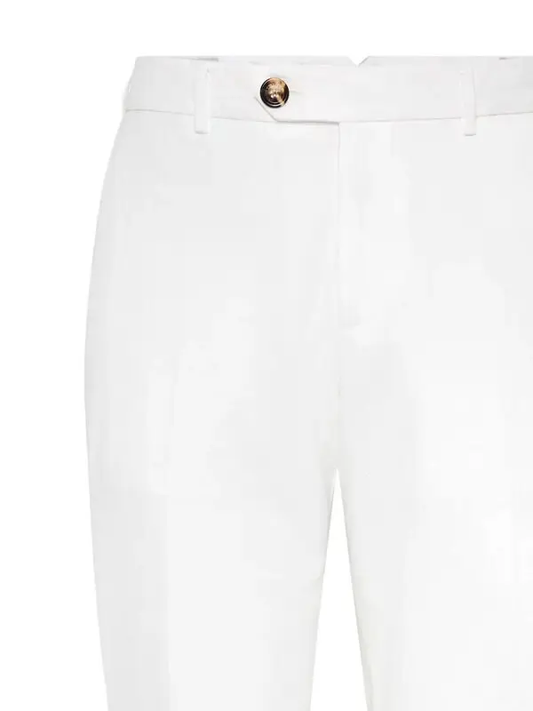 Brunello Cucinelli Straight-leg Trousers - White