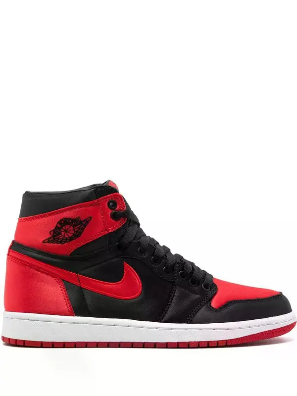 JORDAN Air 1 Retro High Og Se Satin Sneakers - Black