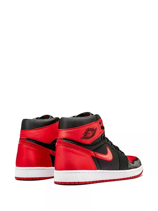 JORDAN Air 1 Retro High Og Se Satin Sneakers - Black