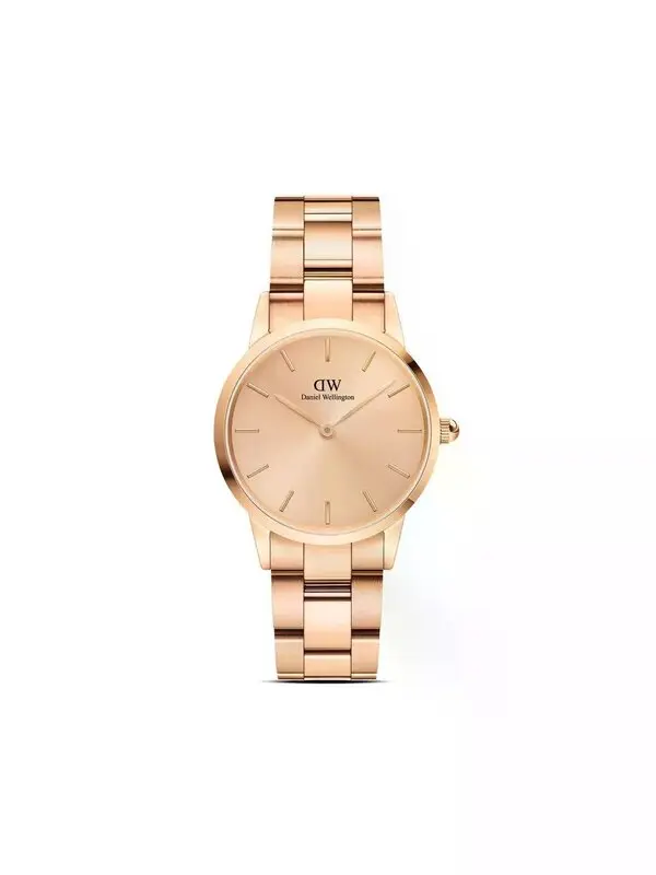 DANIEL WELLINGTON 28 Iconic Link Unitone Watch - Pink