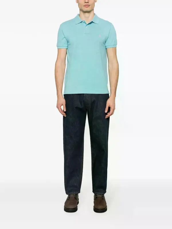 Polo Ralph Lauren Embroidered Polo Pony Polo Shirt - Blue
