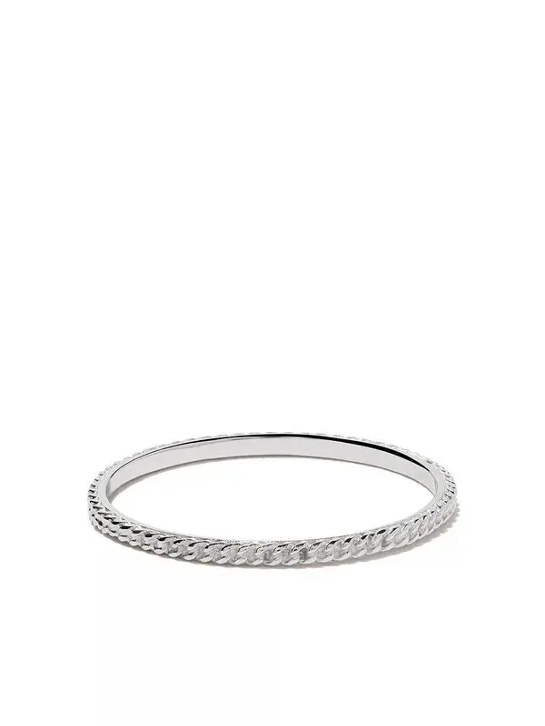 WOUTERS & HENDRIX 18kt Gold Gourmet Chain Ring - Silver
