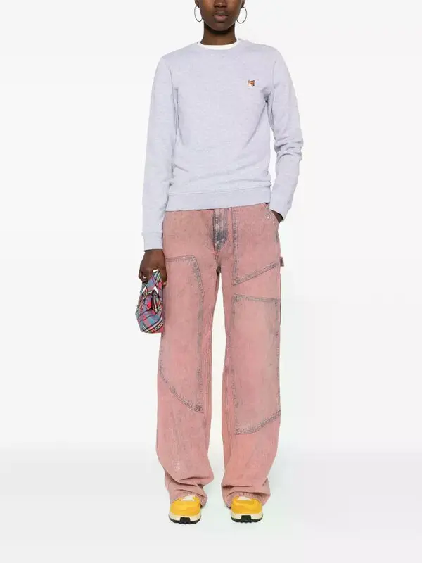 Maison Kitsuné Fox Head Cotton Sweatshirt