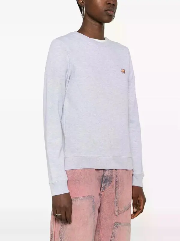 Maison Kitsuné Fox Head Cotton Sweatshirt