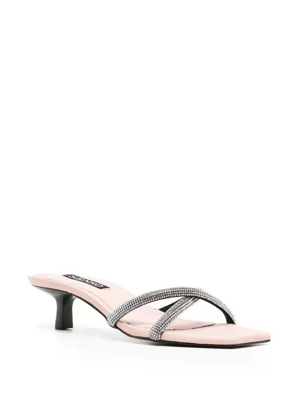 Senso Tatiana Ii Crystal-embellished Sandals - Silver