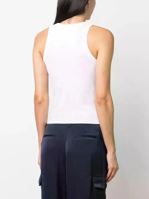 Ba&sh Fine-ribbed Cotton Tank Top