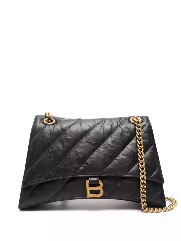 Balenciaga Crush Quilted Shoulder Bag