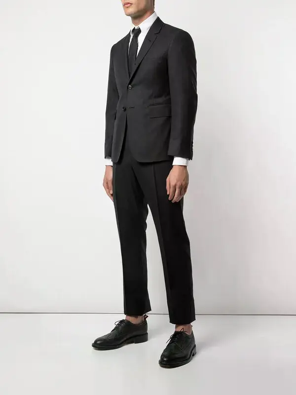 Thom Browne Super 120s Wool Twill Suit - Black