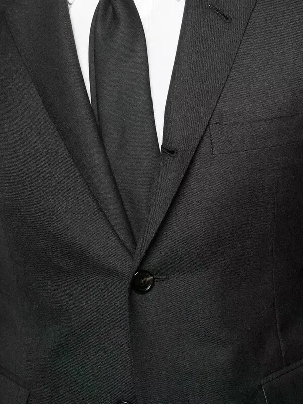 Thom Browne Super 120s Wool Twill Suit - Black