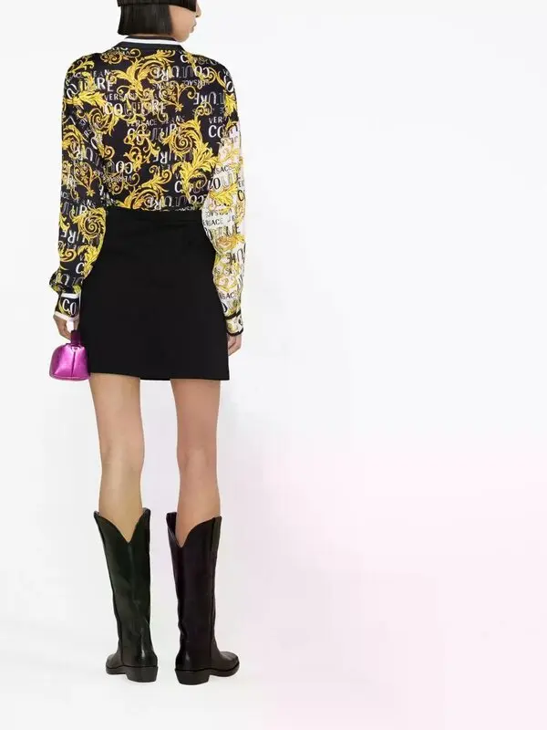 Versace Barocco Print Blouse