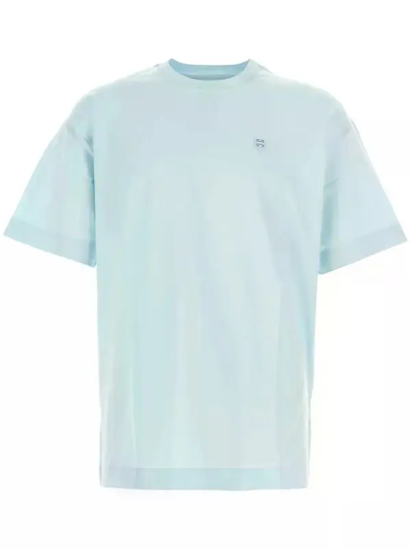 Givenchy 4g-embroidered T-shirt - Blue