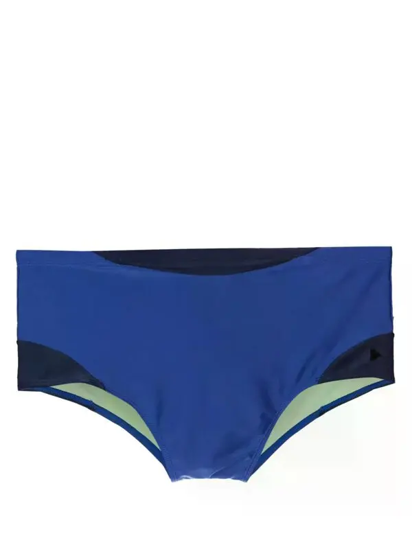 AMIR SLAMA Paneled Swim Shorts - Blue