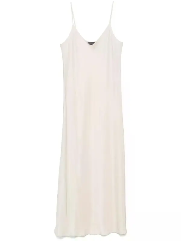Lorena Antoniazzi V-neck Slip Dress - Neutrals