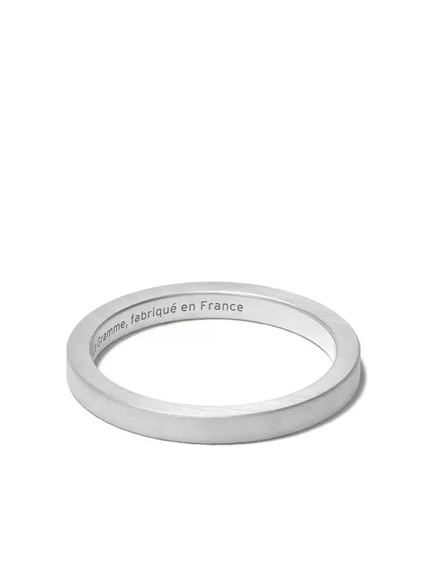 Le Gramme Le 3 Grammes Ribbon Ring - Silver