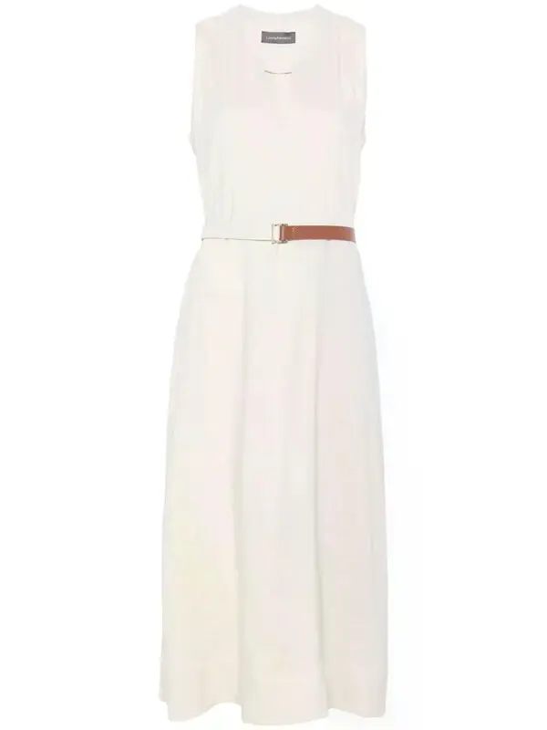 Lorena Antoniazzi Belted Midi Dress