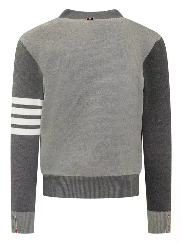 Thom Browne 4-bar V-neck Cardigan
